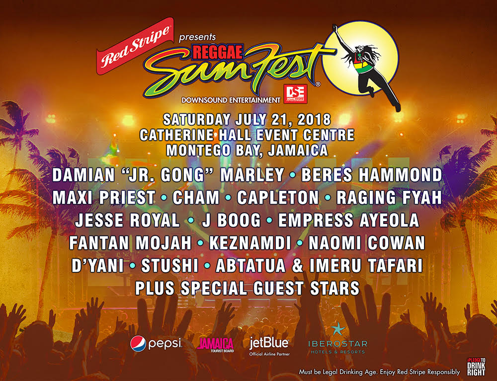 Reggae Sumfest The Greatest Show on Earth, Montego Bay, Jamaica.